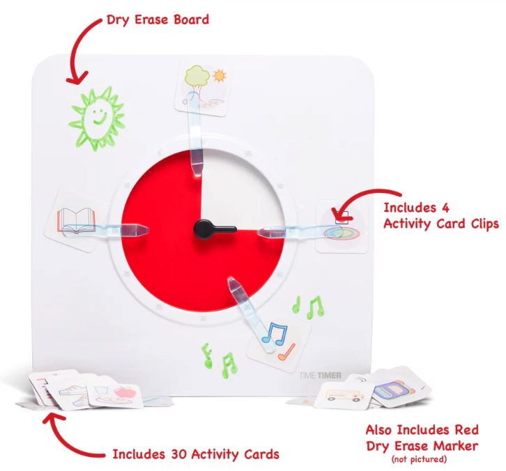 Time Timer 8” Visual Scheduler – Bridges Canada